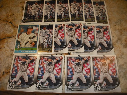 BEN RICE 17 CARD ROOKIE LOT | eBay