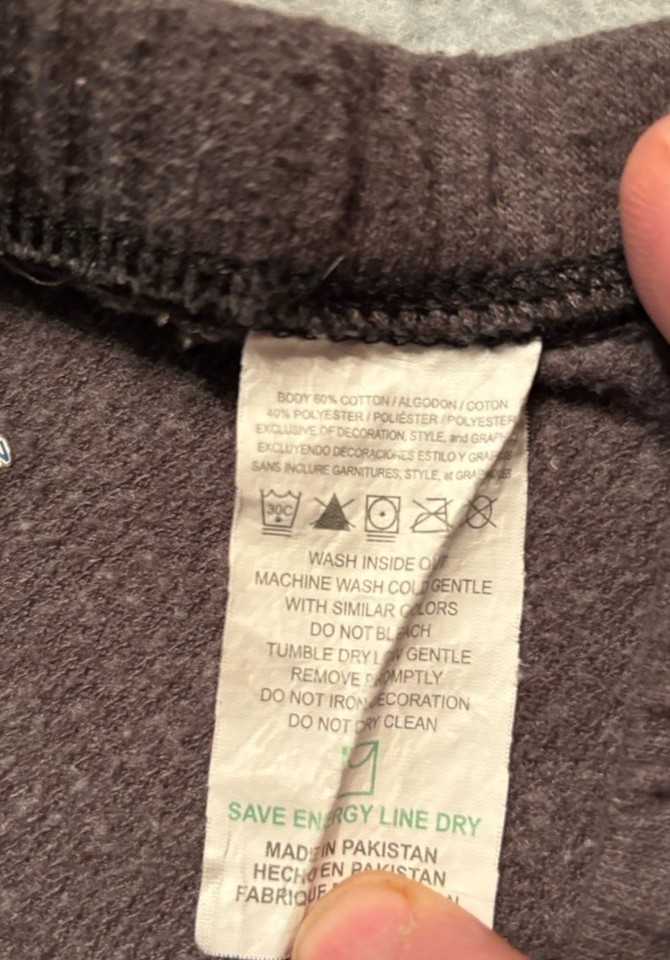 Atlanta Falcons Sweatpants Women’s Large Gray Capri Joggers Soft Fleece ...