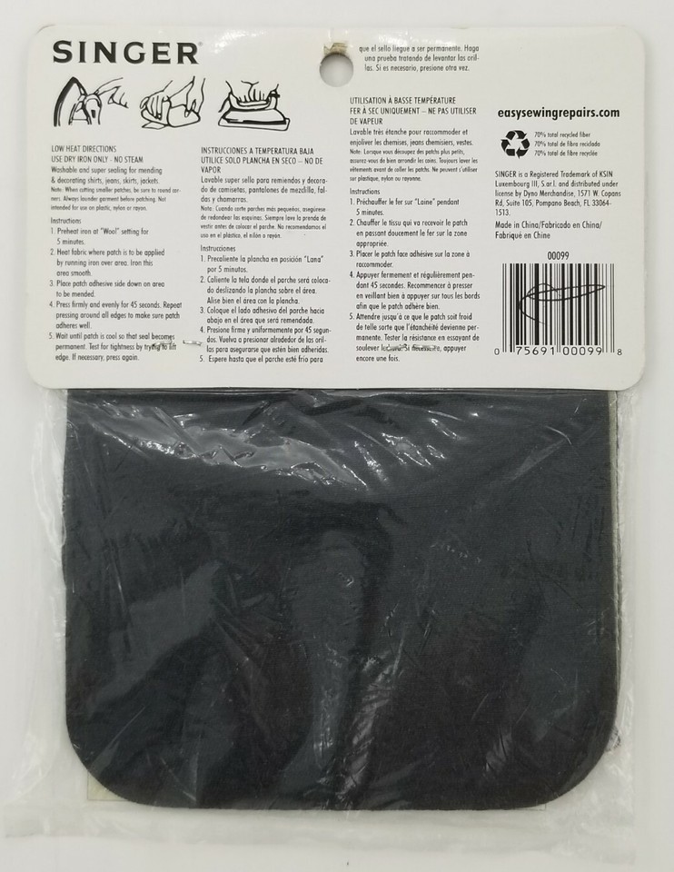 Singer Iron On Patches Repair Kit Retro 16 in Pkg Assorted Bonus Love ...