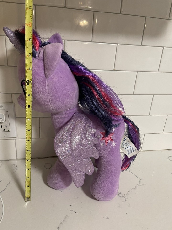 Build A Bear My Little Pony Twilight Sparkle Sparkly Furry Friend Plush ...