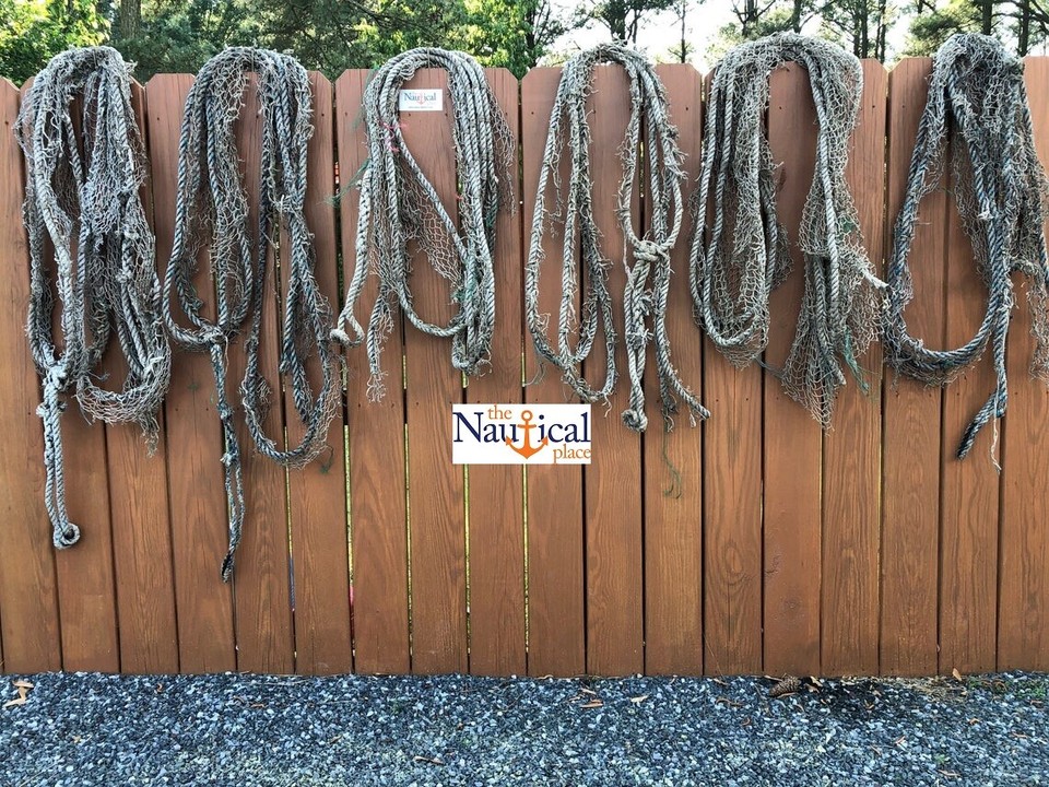 Authentic Fishing Net, Old Vintage Netting, Decorative Used Fish Net ...