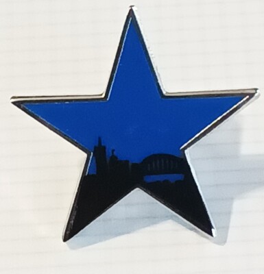 Newcastle United Newcastle Breweries Blue Star Pin Badge | eBay UK