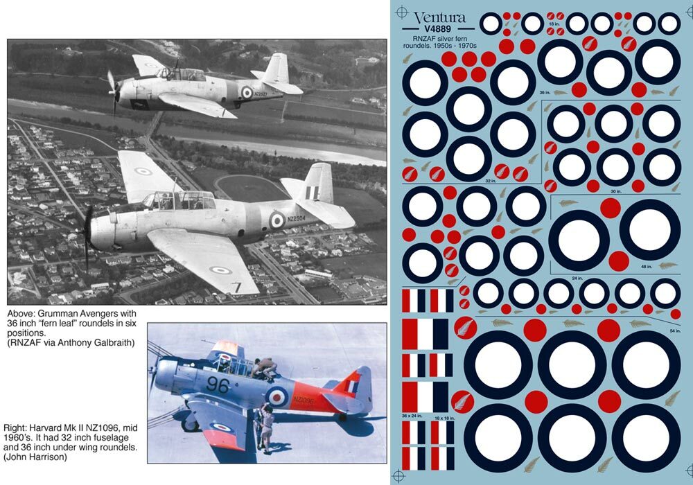 RNZAF roundels "fern leaf" style (V4889) | eBay