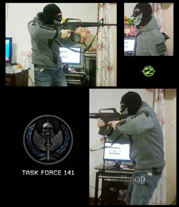 Task Force 141 Ghost Costume