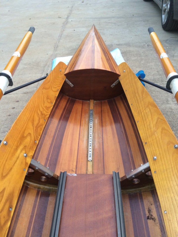 Wooden Rowing Shell / Scull - 19ft - Single | eBay