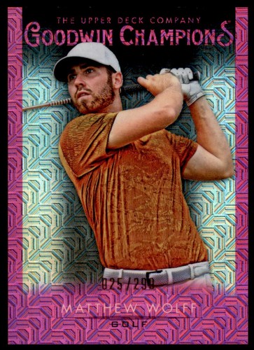 2021 Upper Deck Goodwin Champions - Platinum Pink Traxx #31 Matthew ...