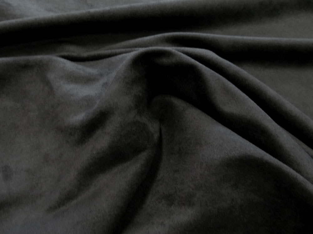 Black Suede Fabric