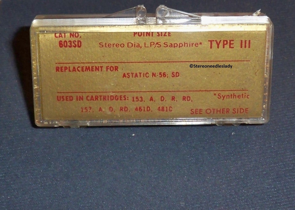 Recoton for 163-DS77 RECORD NEEDLE for Astatic N56-sd 157 235C 257 341 ...