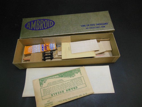 HO SCALE AMBROID NO 1 1 1/2 DOOR AUTOMIBILE CAR CRAFTSMAN KIT | eBay