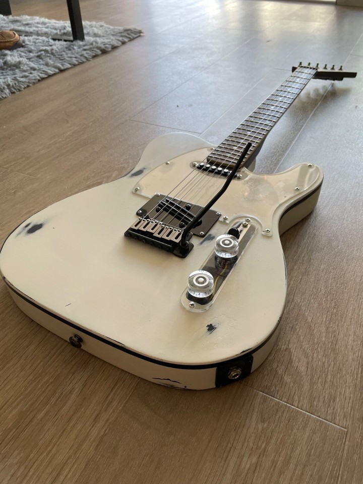 ESP Tele Style HS 80s Parts Guitar Wilkinson Trem Lawsuit Era Headstock ...