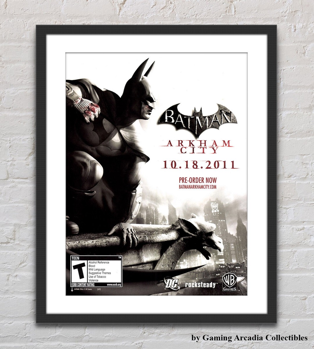 Batman Arkham City Plakat Batman Arkham City | Theme Plaza