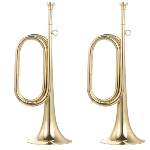 2 Count Bug Trumpet Bugle Horn Instrument Beginner Child Vintage | eBay