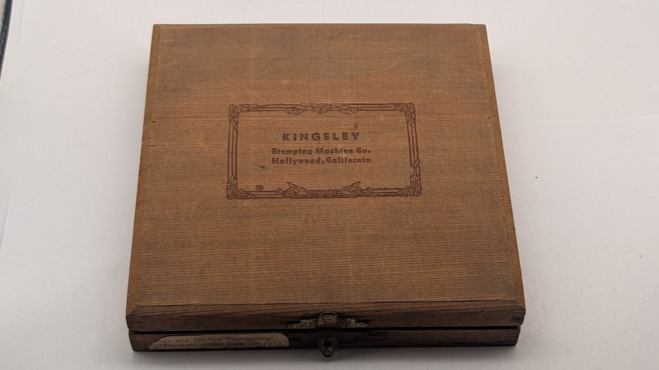 Kingsley Machine Co Letter Type Set for Hot Foil PARTS ONLY LOOK READ ...
