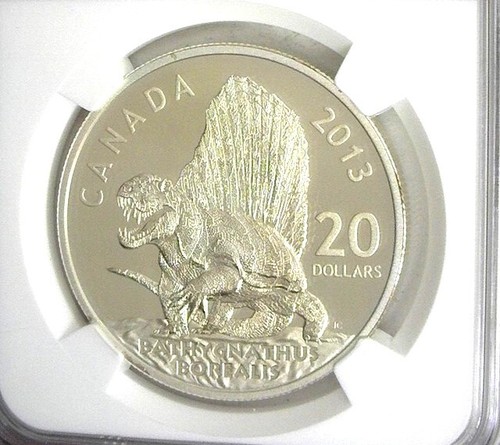 CANADA 2013 $20 DINOSAURS NGC PR-70 ULTRA CAM 1ST RELEASES BATHYGNATHUS ...