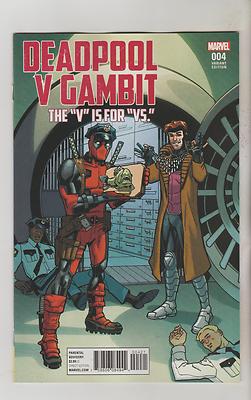 MARVEL COMICS DEADPOOL V GAMBIT #4 OCTOBER 2016 JARRELL VARIANT 1ST ...