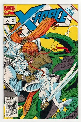 X-FORCE 6 (1992 vol 1) STRYFE - Cable - WARPATH! 1st App of PHANTAZIA ...
