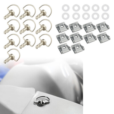 19mm Quarter Turn Quick Release Fasteners Kit Fit For Race Fairing ...