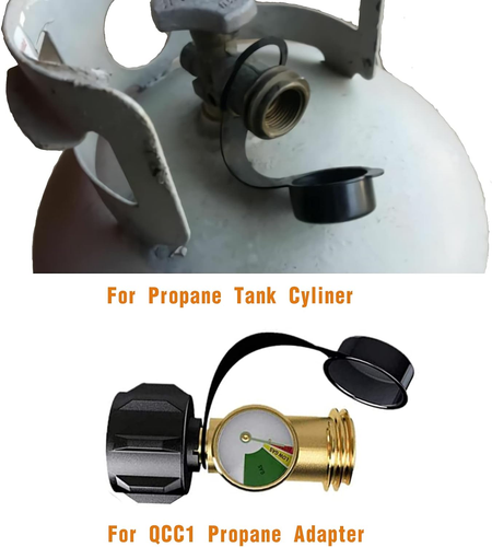 10Pcs QCC1 Propane Dust Caps, LP OPD Filler Valve Dust Cap Strap, QCC1 ...