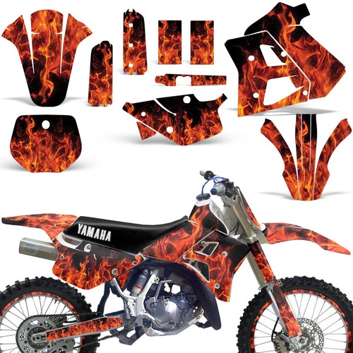 Yamaha Graphic Kit WR 250Z Dirt Bike Decal w/ Backgrounds WR250Z 1991 ...