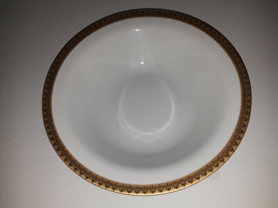 GUC Gabbay Queen Victoria White Gold Etched Band Trim 9 1/4" Veg ...