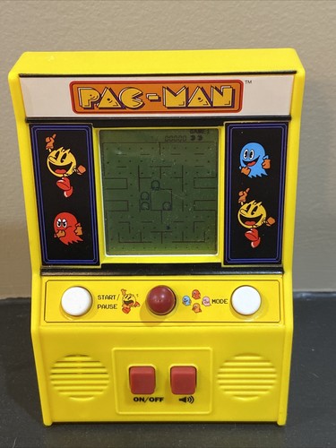 Pacman Mini Arcade Handheld Video Game Bandai Namco Toy WORKS Pac Man ...