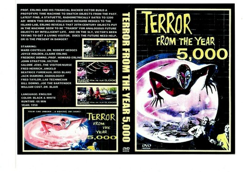 terror from the year 5000 1958. sci Fi Movie Film on DVD publick domain ...