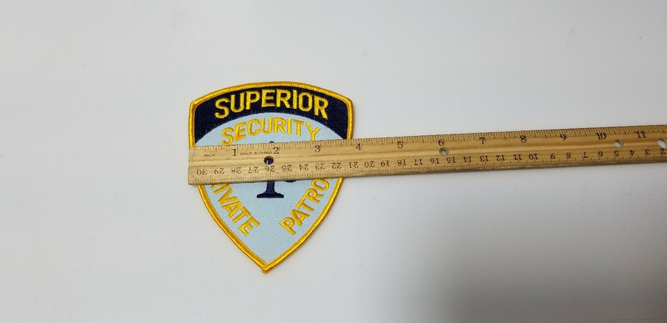 Police Security Patch Superior Security | eBay