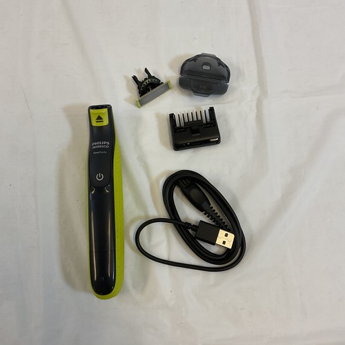 Philips Norelco OneBlade QP2724 Green Black Adjustable Speed Electric ...