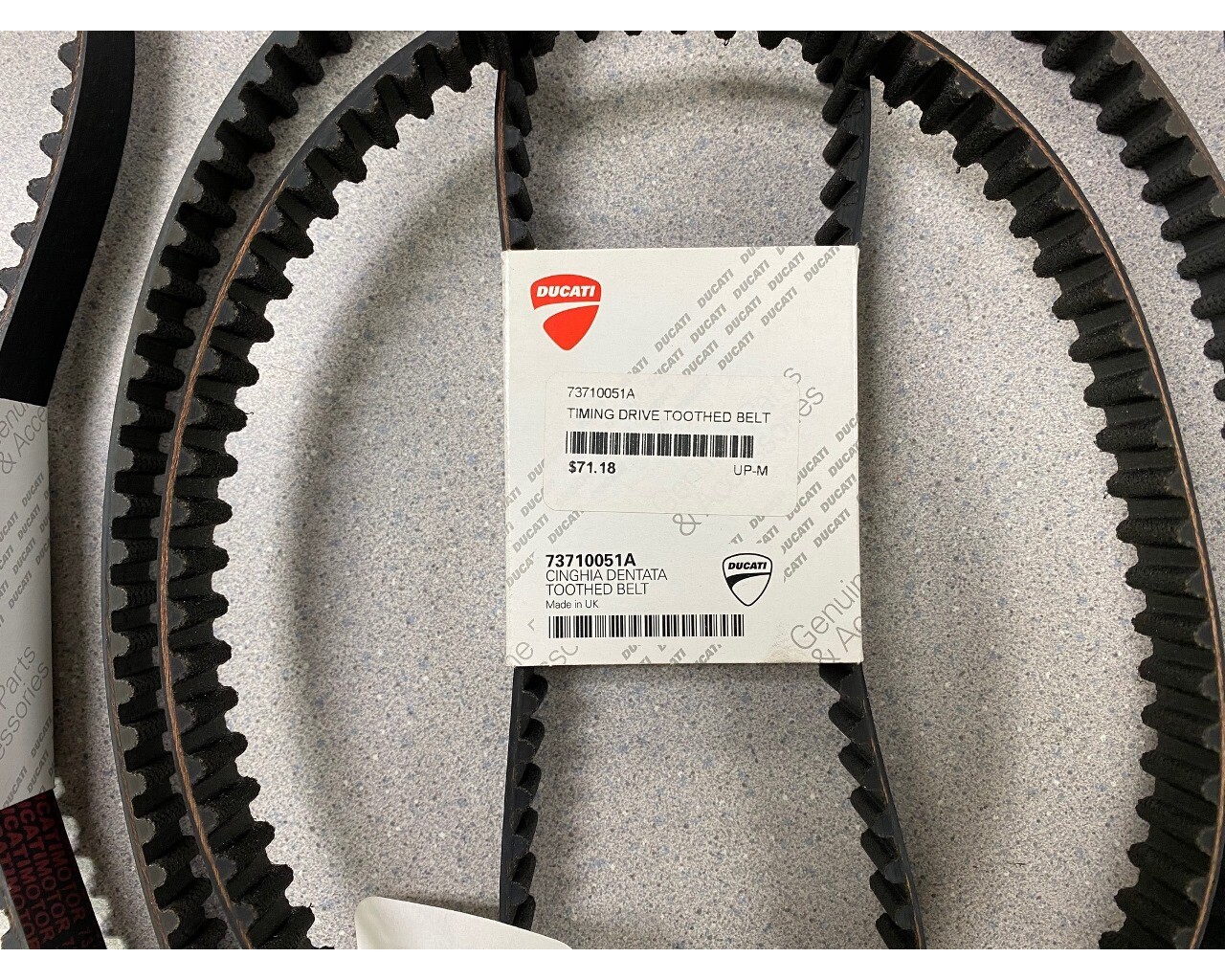 Ducati OEM Single Belt Lot Muli Fit 73740252A 73740211A and more | eBay