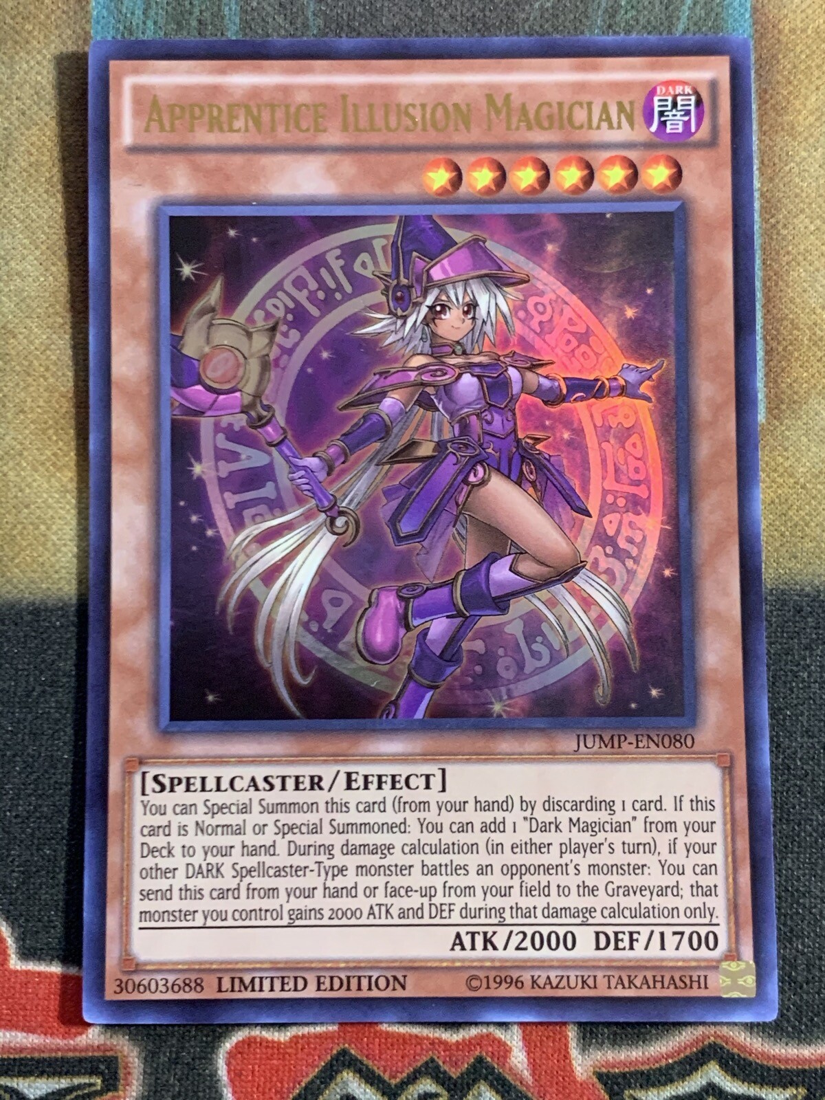 Yugioh Apprentice Illusion Magician JUMP-EN080 Ultra Rare Limited ...