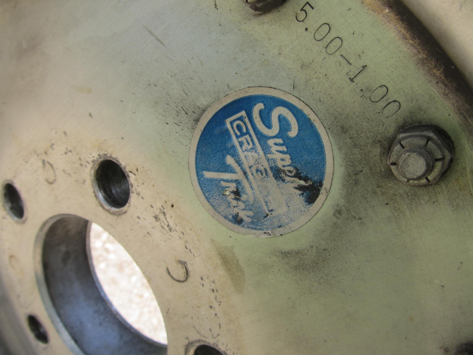 SUPER NICE Early Vintage 70's Cragar Super Trick Wheels 15"x 3 1/2" 5 ...