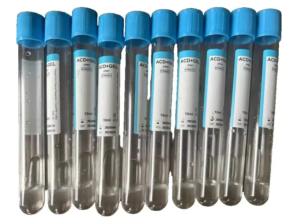 PRP Tubes ACD Solution A and Gel 10 ml Expiry June 2026 Pack of 100 | eBay