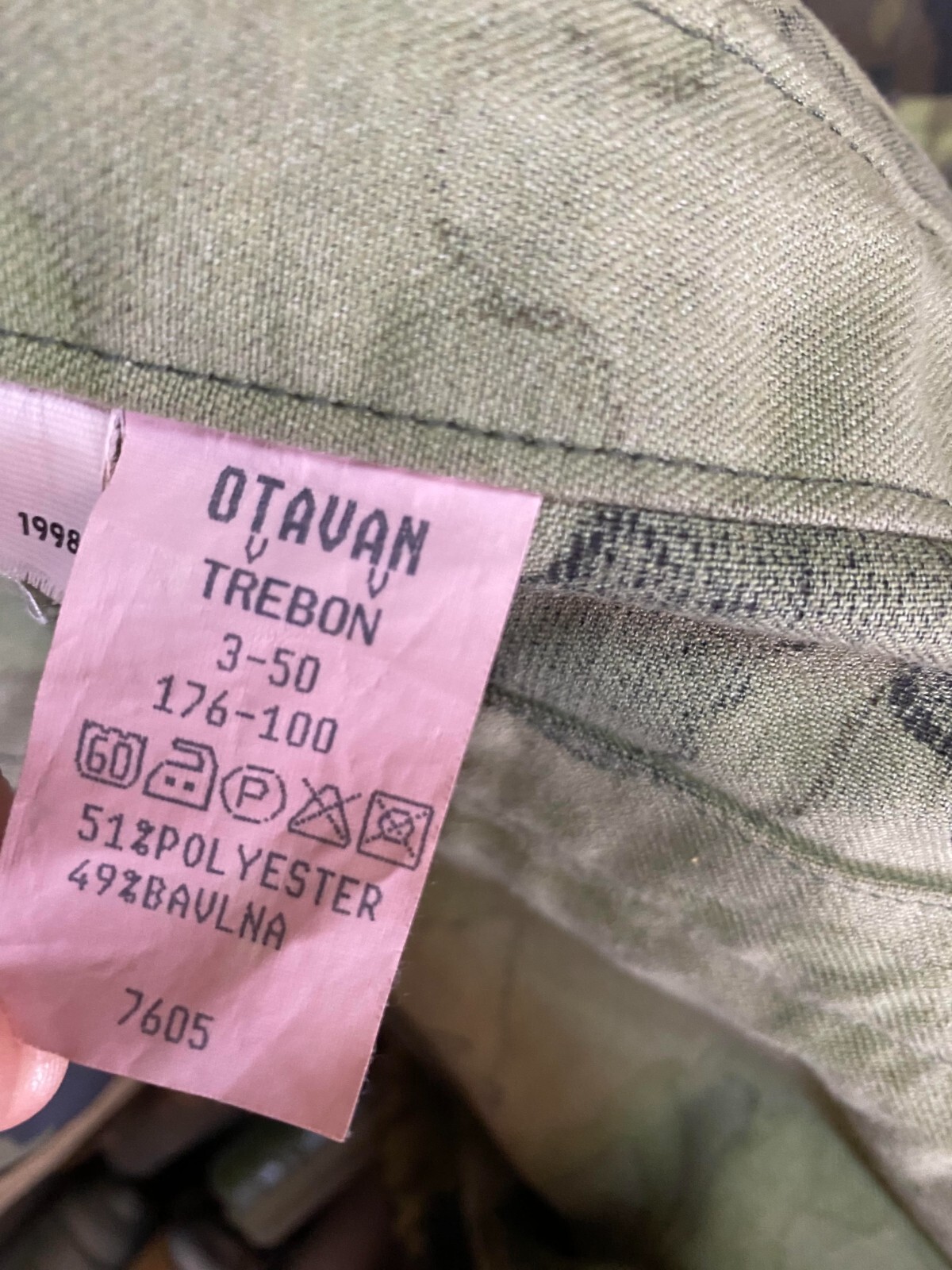 CZECH ARMY HOODED JACKET PARKA M95 CAMO Unissued size 176-100 | eBay