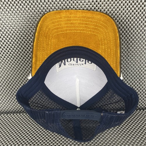 Modelo Cerveza Hat Cap Mens Brown Blue Corduroy Snapback Adjustable | eBay