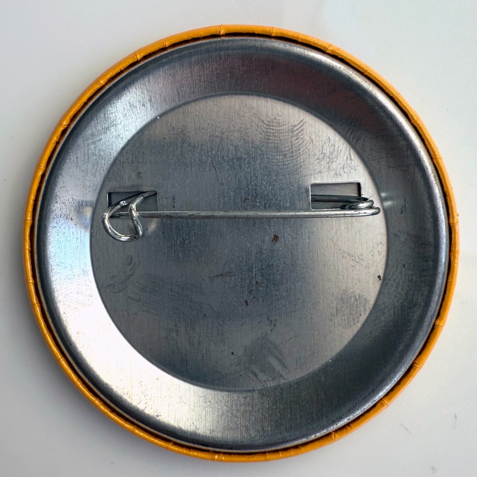 Vintage 1980's RHINO RECORDS promo button industry badge 2.25" label ...