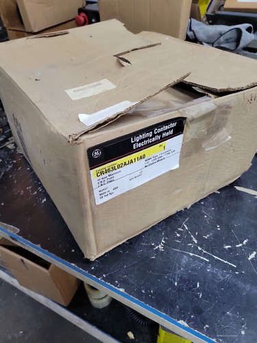 NIB GE Lighting Contactor CR463L02AJA11A0 W/ 120V Coil NEW NO POLES ...