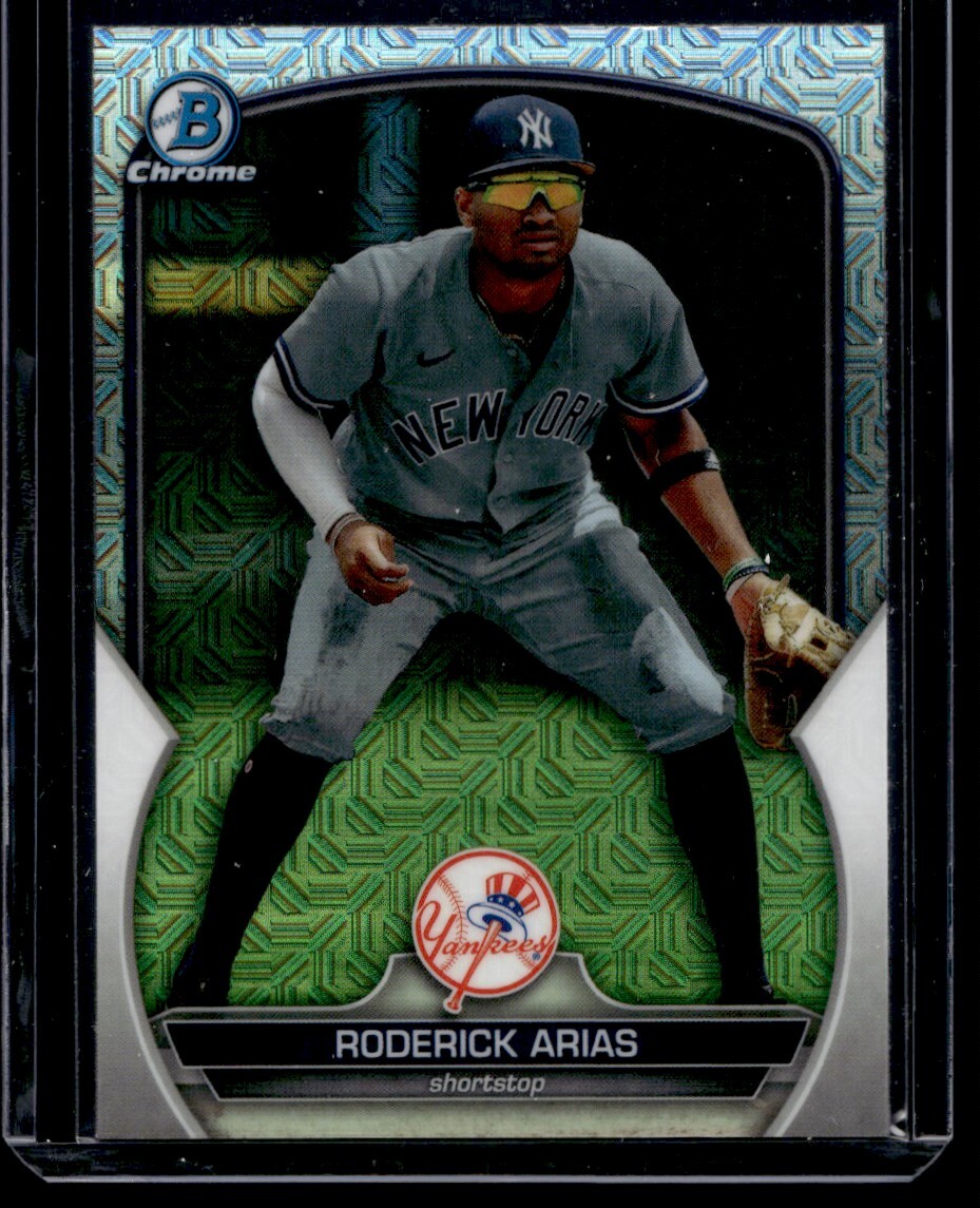 2023 Bowman Chrome Prospects Roderick Arias Mojo New York Yankees #BCP ...