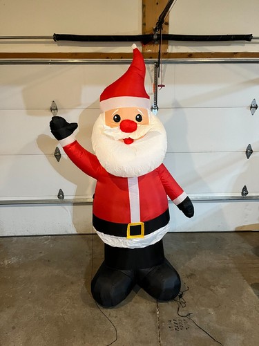 Gemmy Airblown Inflatable 7 Ft Tall Santa Claus 2013 Christmas Tested ...