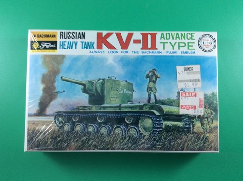 Bachmann Fujimi Russian Heavy Tank KV-II Model Kit 0759-150 1/76 Scale ...
