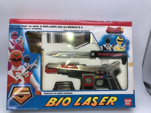 1987 BANDAI BIOMAN 2 MASKMAN BIO LASER GUN SWORD POWER RANGERS | eBay