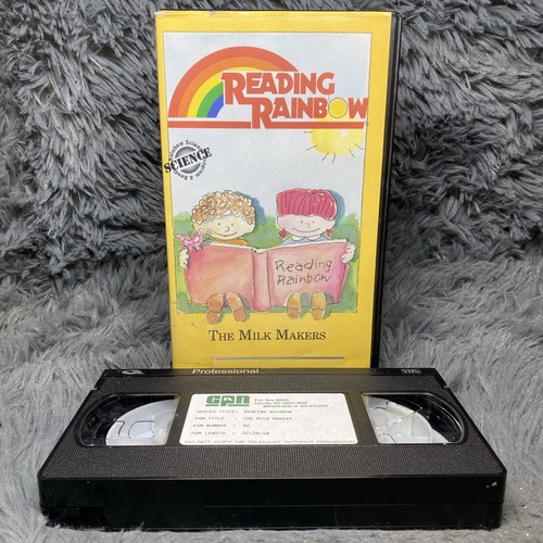 Reading Rainbow: The Milk Makers VHS Tape LeVar Burton PBS Kids ...