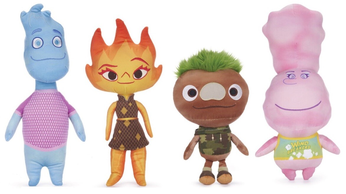 BRAND NEW DISNEY PIXAR ELEMENTAL SOFT PLUSH TOYS EMBER WADE CLOD GALE | eBay