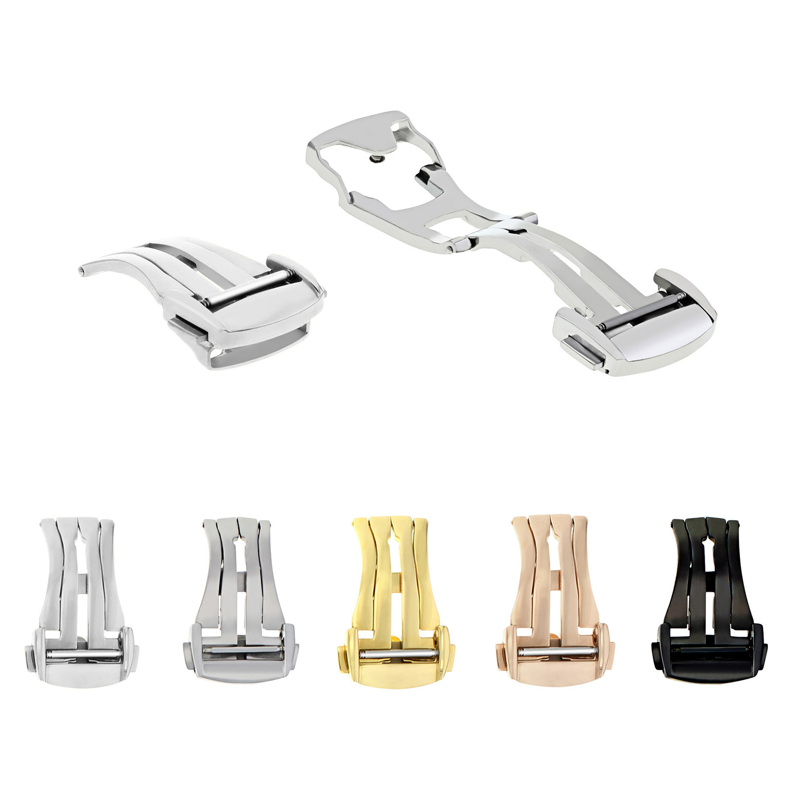 16-18-20MM DEPLOYMENT BUCKLE BAND CLASP FOR OMEGA SEAMASTER PLANET ...