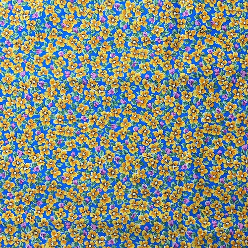 Vintage Retro Funky Flowers Cotton Fabric for Quilt, Craft, Sew - 22 ...