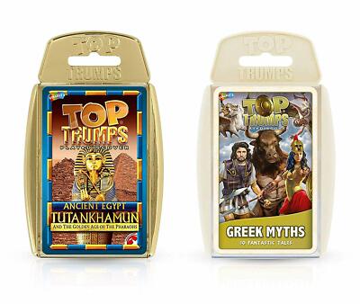 Top Trumps Ancient Egypt and Greek Myths Card Game Bundle | eBay UK
