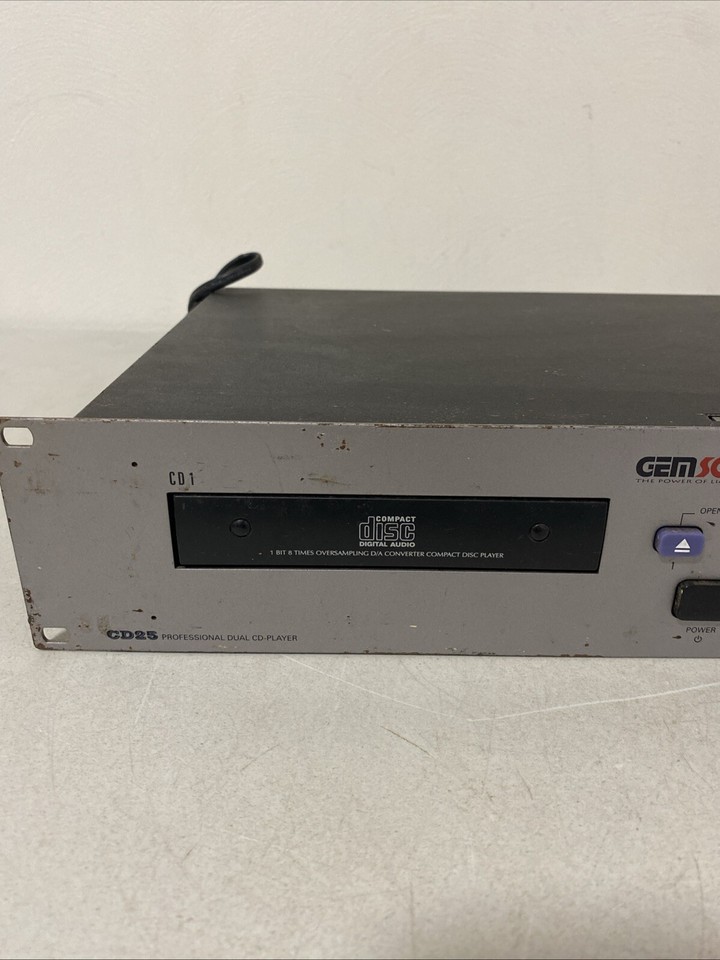 RARE Gem Sound CD25 Professional Dual CD Player WORKS | eBay
