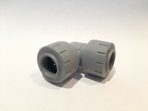 POLYPIPE GREY PUSH FIT FITTINGS 15mm elbow PB115 | eBay