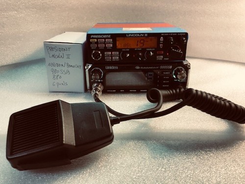 For UNIDEN PRESIDENT 6 PIN REPLACEMENT CB MIC MICROPHONE 980ssb/880 ...