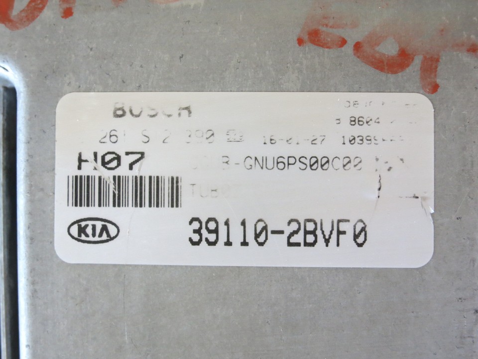16 17 Kia Rio 39110-2BVF0 Computer Brain Engine Control ECU ECM EBX ...