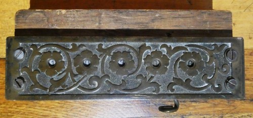 Antique National Cash Register NCR Brass PUSH COUNTER On Wood Block ...